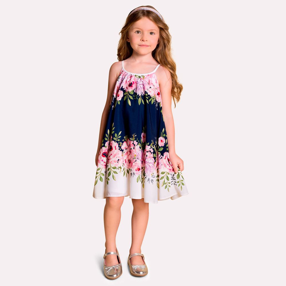 Vestido Infantil Milon Cetim Lojamilon