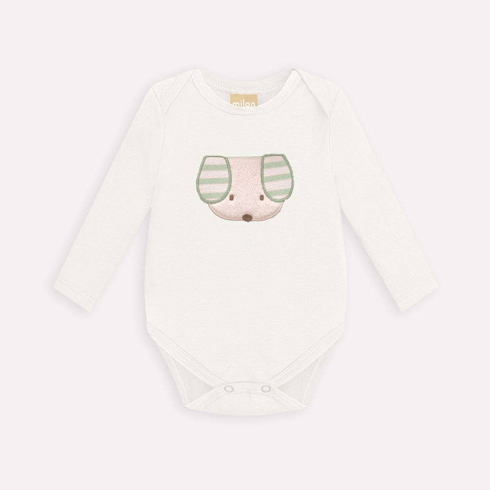 Conjunto Bebê Menino Bordado Milon - lojamilon