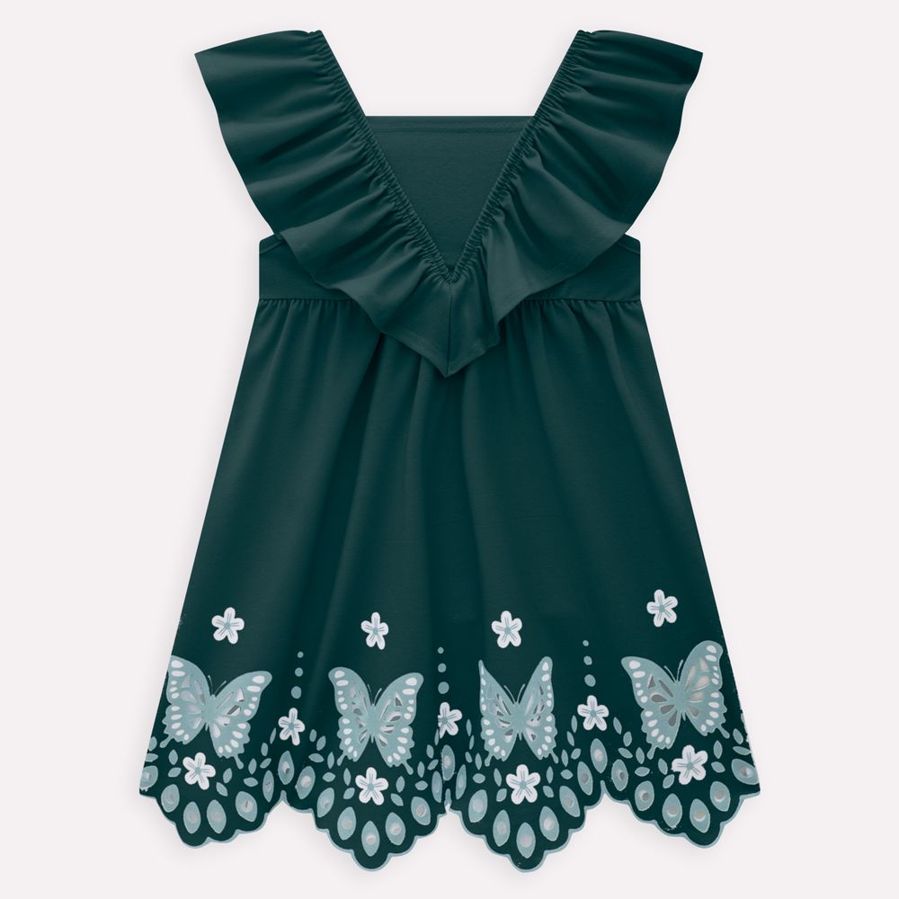 Vestido Infantil Menina em Cotton Milon - lojamilon
