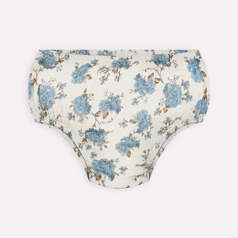 Vestido com Calcinha Bebê Menina Flores Milon - lojauniversok