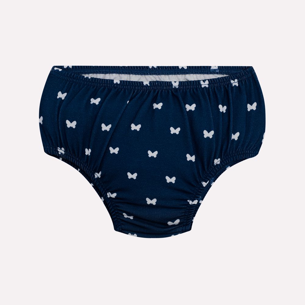 Vestido com Calcinha Bebê Menina Borboleta Milon - lojamilon