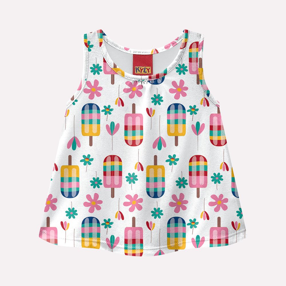 Conjunto Infantil Menina Estampa Kyly - lojakyly